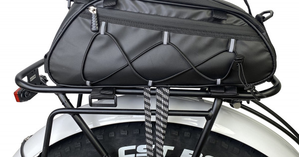 Soumye Rear Bike Rack Bag Waterproof Bicycle Ebike Saddle Bag